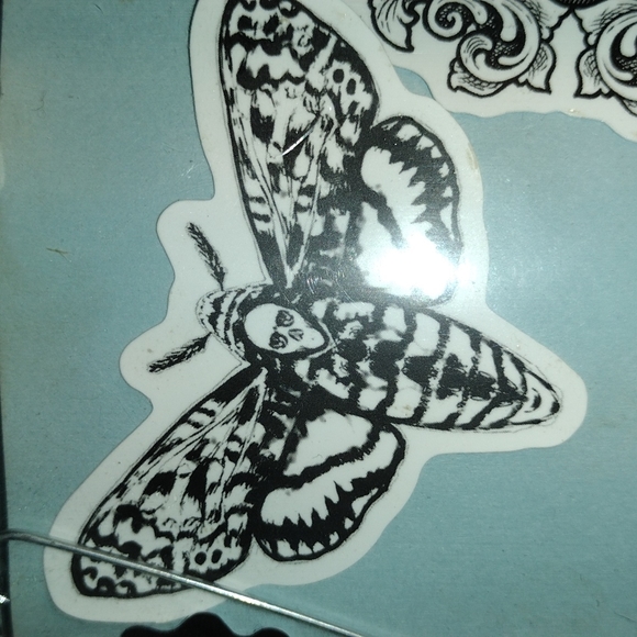 Art | Skeleton Moth Sticker | Poshmark